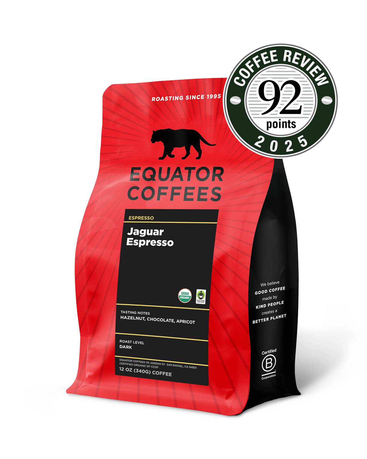 Jaguar Espresso | Fair Trade Organic | Equator Coffees