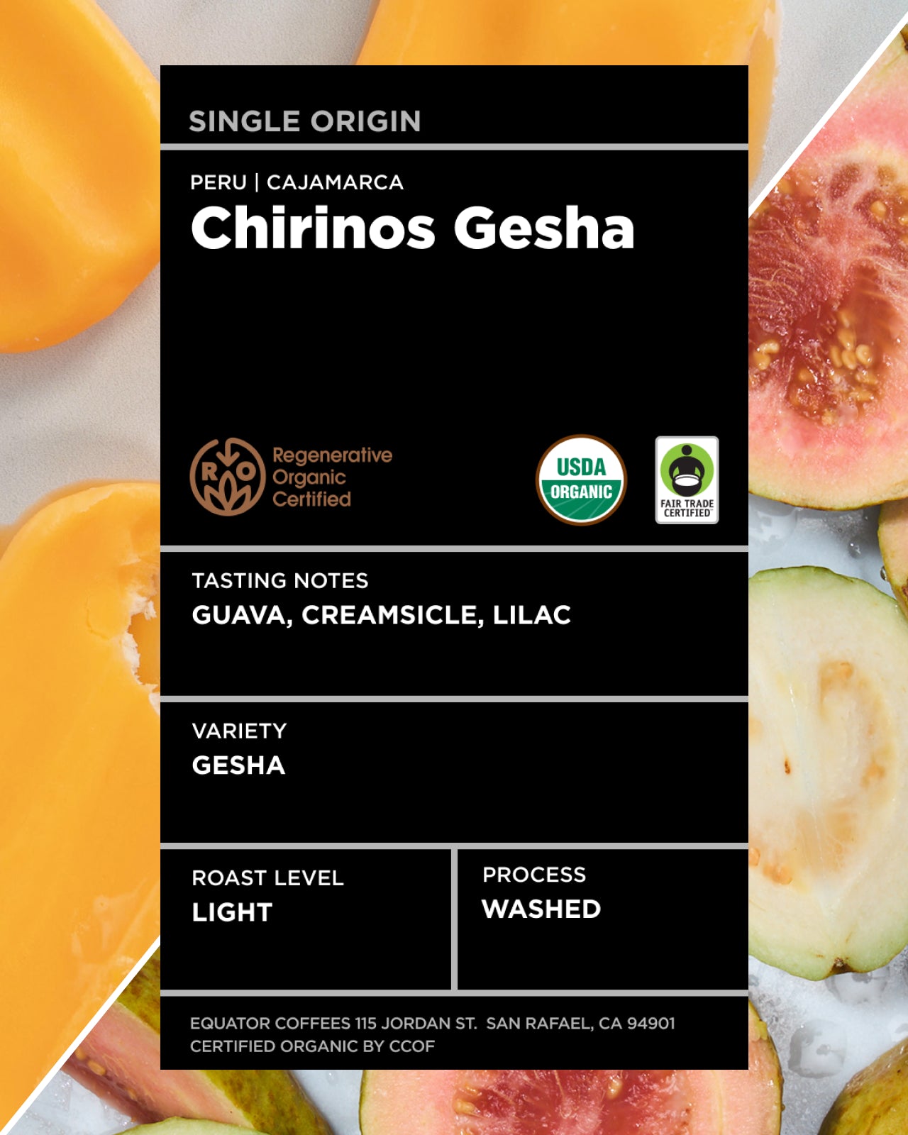Peru Chirinos Gesha | Equator Coffees